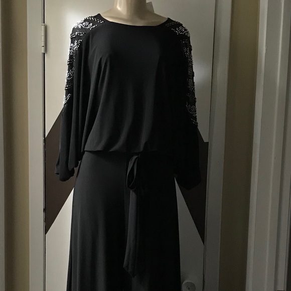 MSK | Pants & Jumpsuits | Nwot Msk Black Jumpsuit With Embellished ...